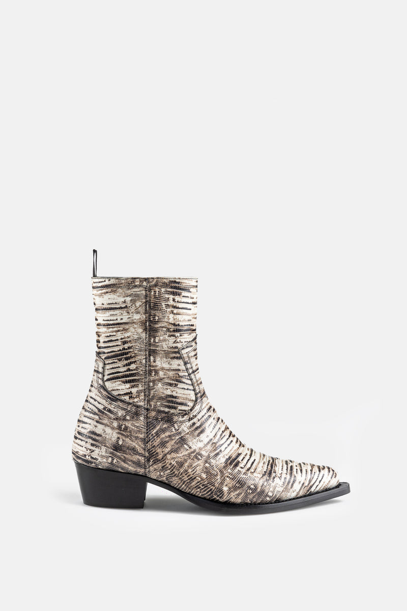 "JIM MORRISON" Zebra Western Boot – POCHLY