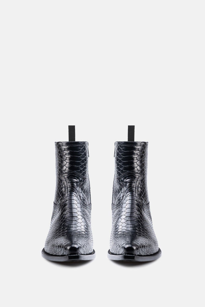 "JIM MORRISON" Western Boot Python-Effect – POCHLY